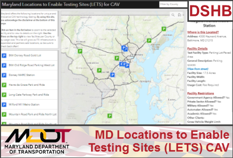 MDOT Dashboards and Story Maps